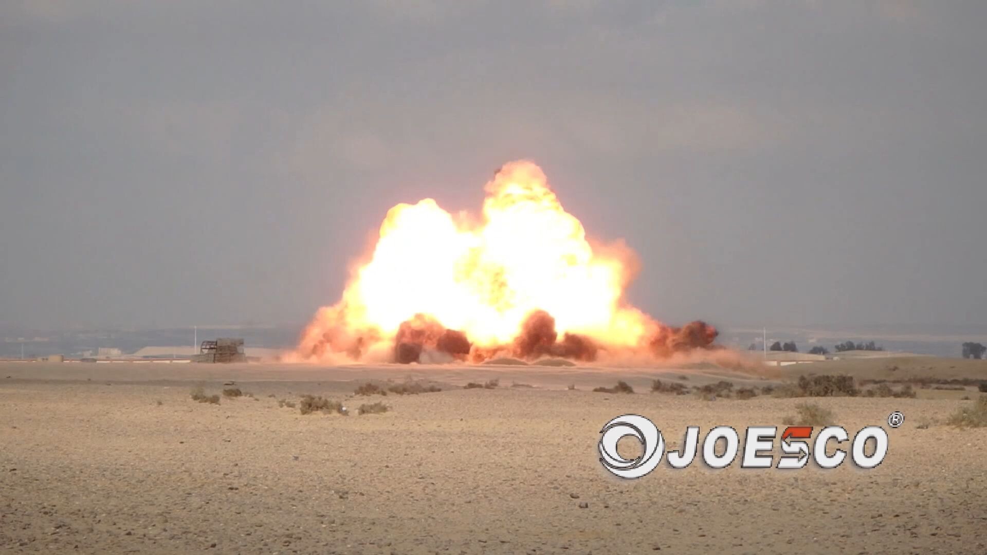 JOESCO Hesco Barrier Were Undergoing Explosion Testing. - JOESCO