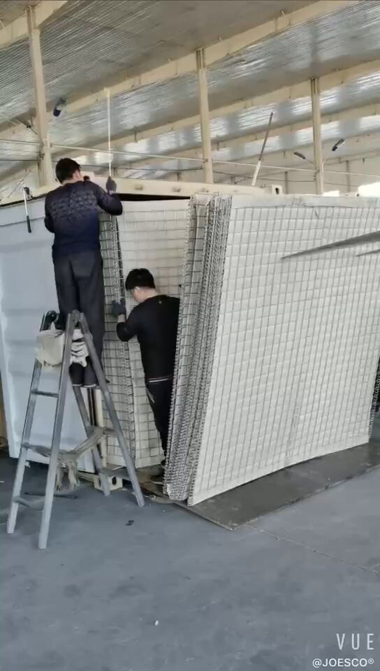 How To Install A Rapidly Deployable Hesco Barrier Inside A Shipping ...