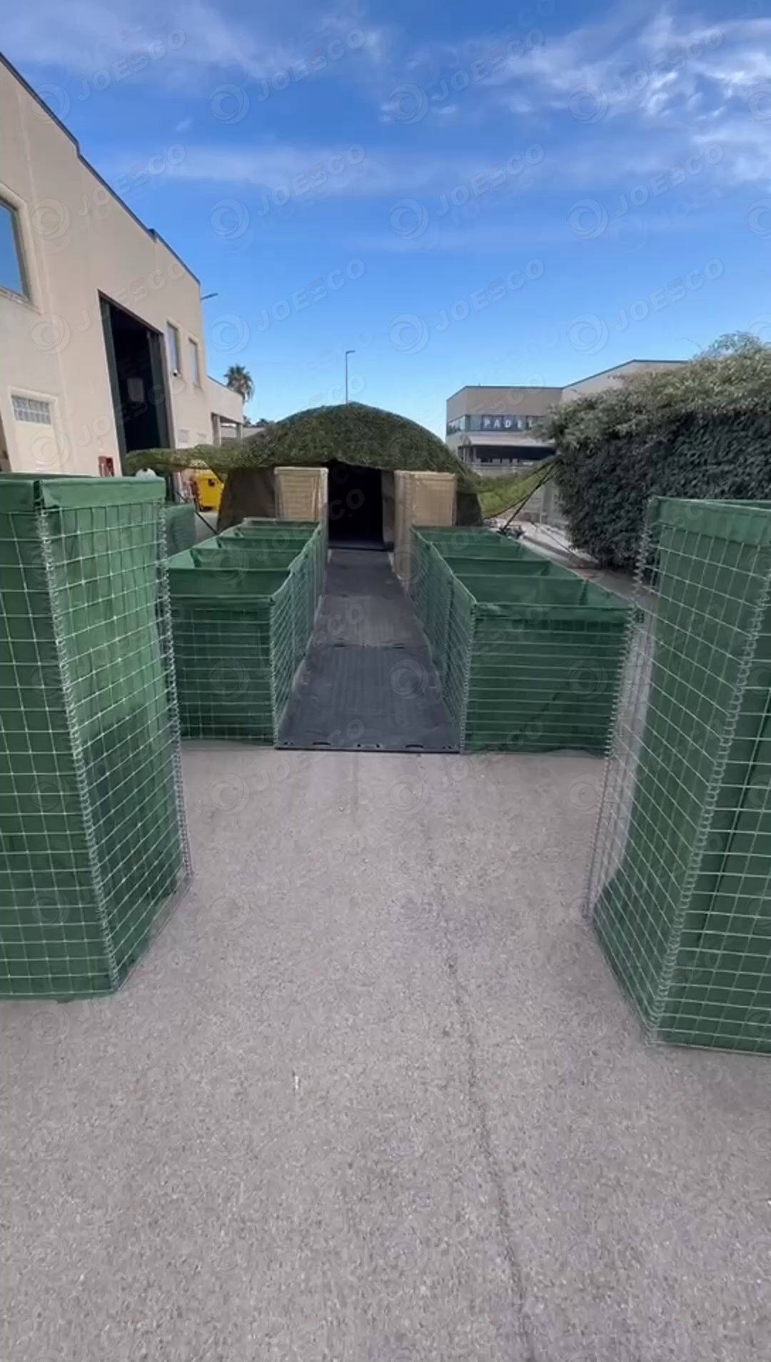 JOESCO Hesco Barriers Are Preparing To Participate In The Military ...